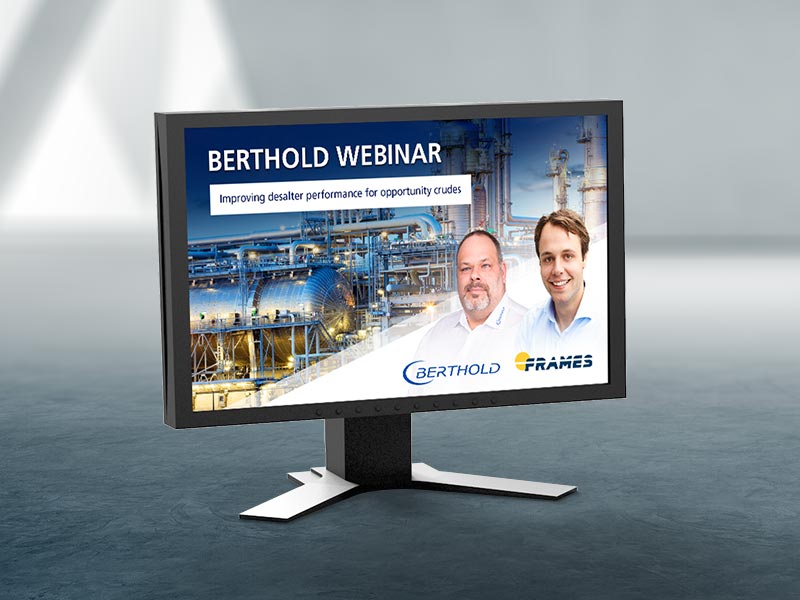 Watch the desalter webinar - Berthold Technologies GmbH & Co.KG