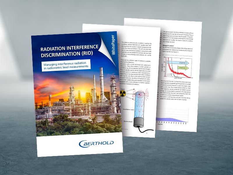 Level measurement for industrial applications - Berthold Technologies ...